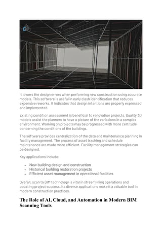 2025 Top Scan to BIM Software: Key Benefits & Trends | PDF