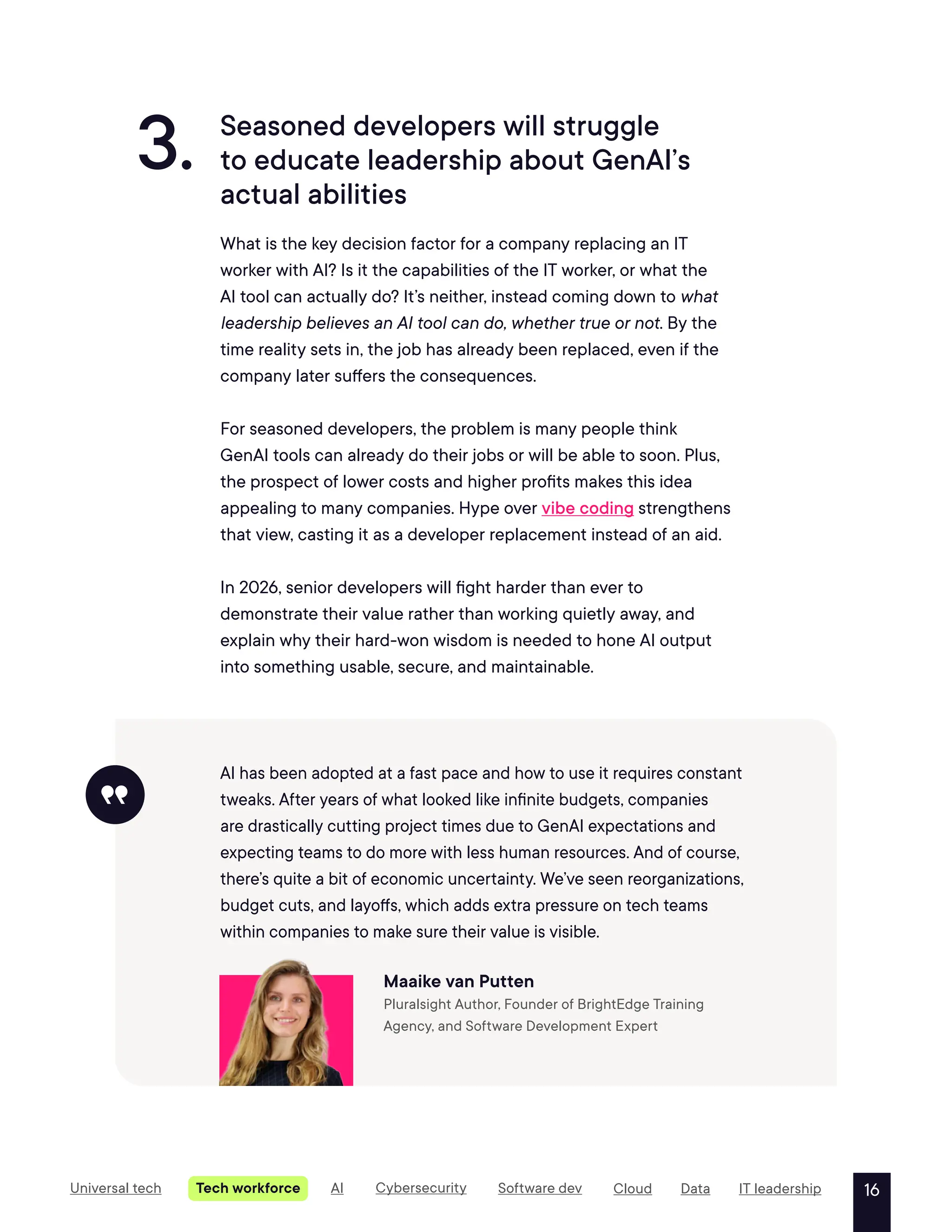 The major tech developments for 2026 by Pluralsight, a research and ...