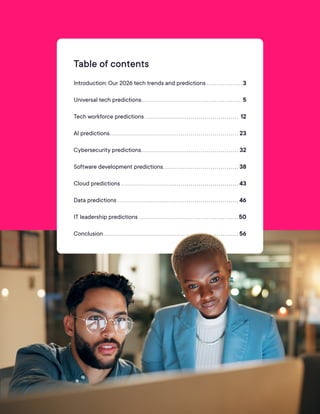The major tech developments for 2026 by Pluralsight, a research and ...