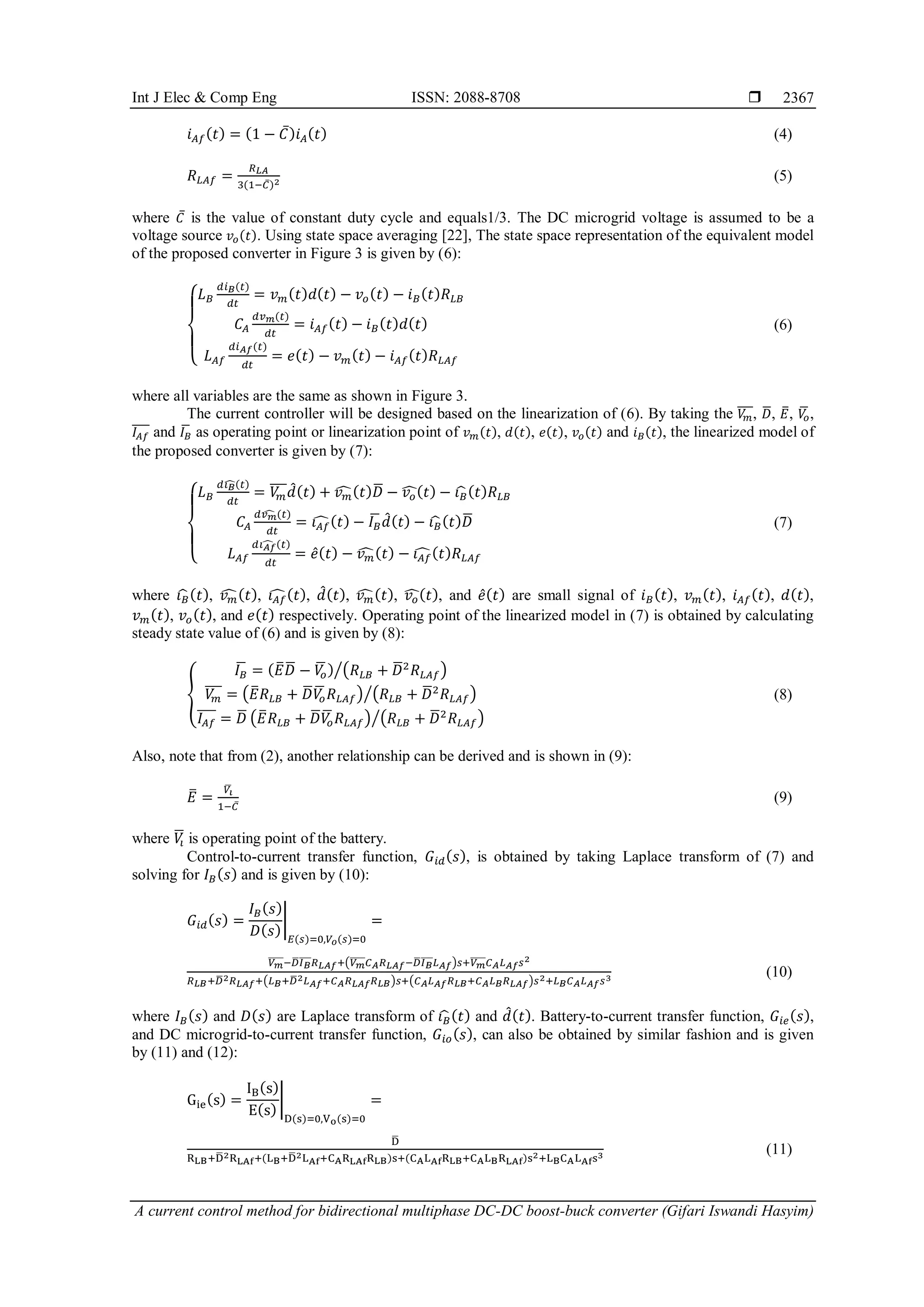 A Current Control Method For Bidirectional Multiphase Dc Dc Boost Buck Converter Pdf