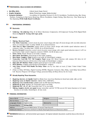 Muhammad sultan sarwar | DOCX | Technology & Computing