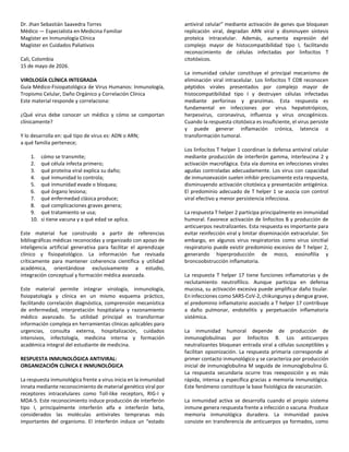 2026 Guía Médico-Fisiopatológica de Virus Humanos: Inmunología ...