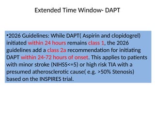 2026 AHA/ASA Guidelines for Early Management of Acute Ischemic Stroke ...