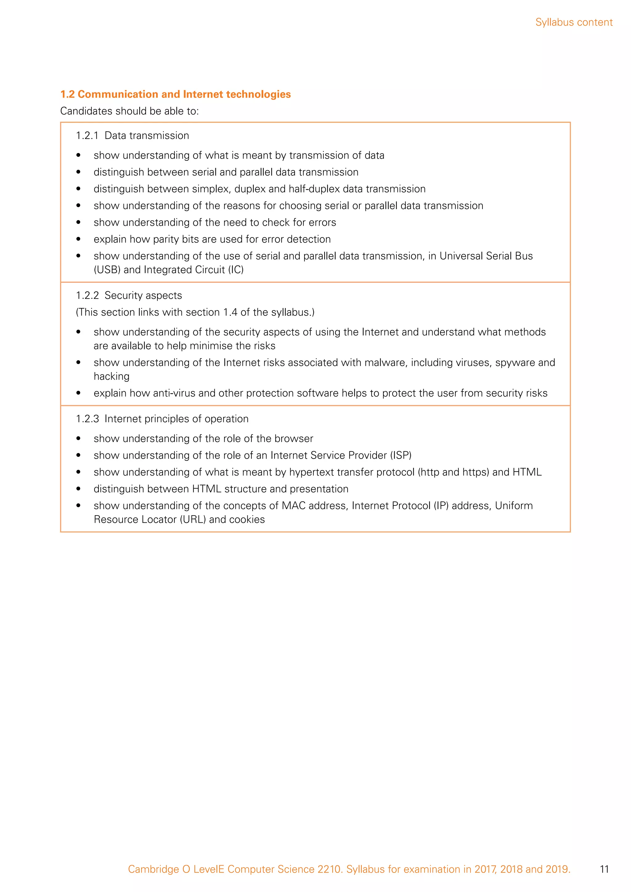 Cambridge O-Level Computer Science-2210 | PDF