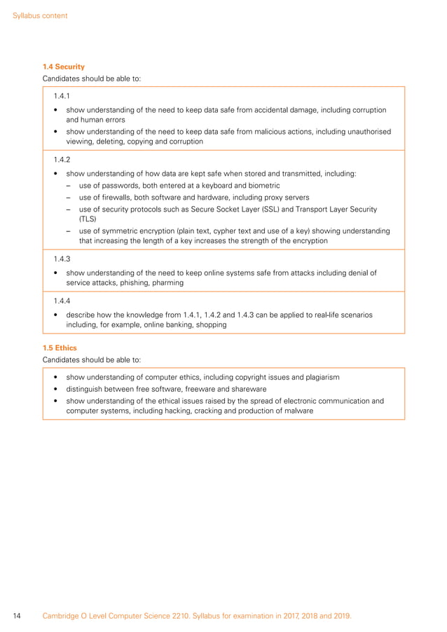 Cambridge O-Level Computer Science-2210 | PDF | Computing | Technology & Computing