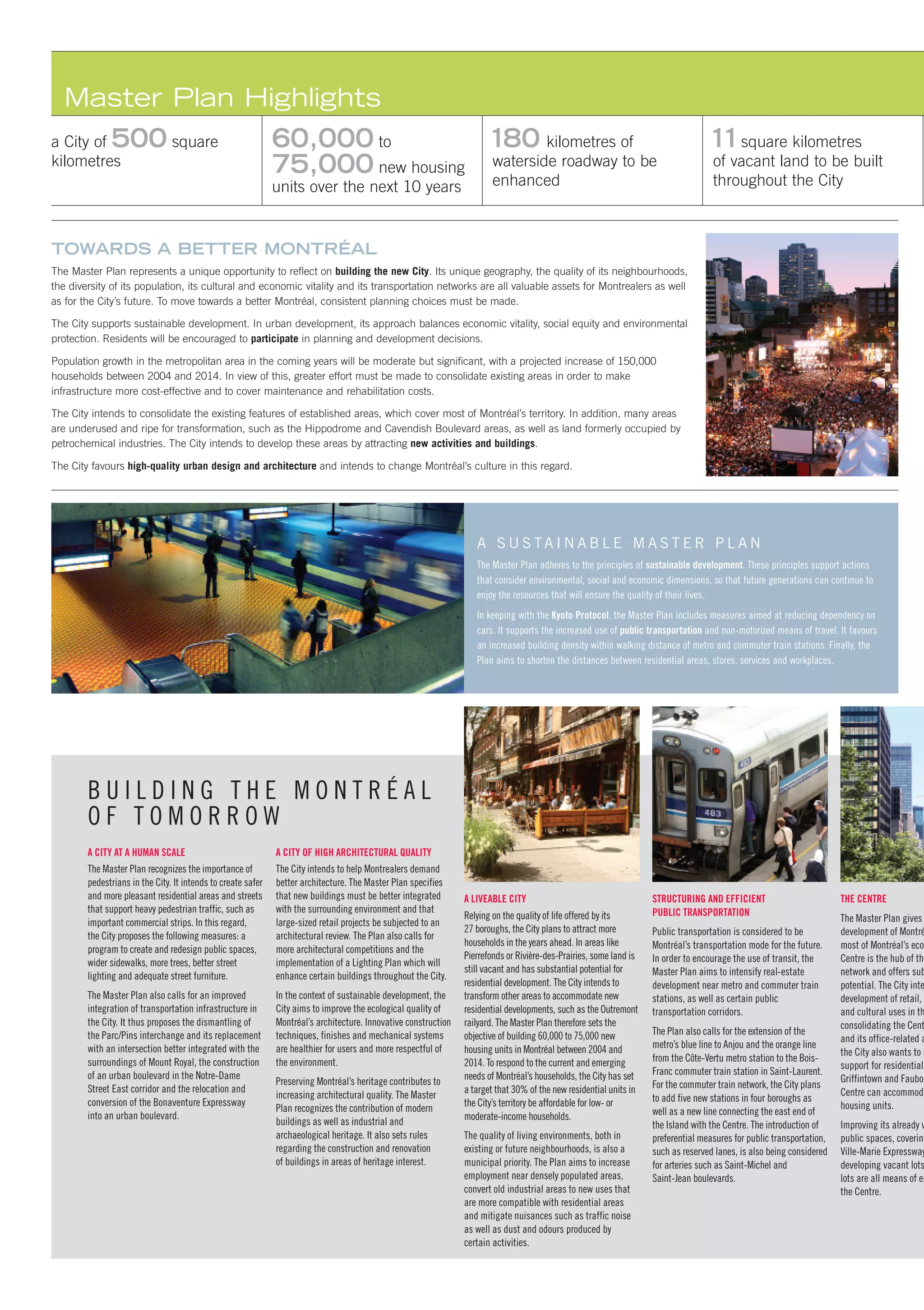 Montreal Master Plan | PDF