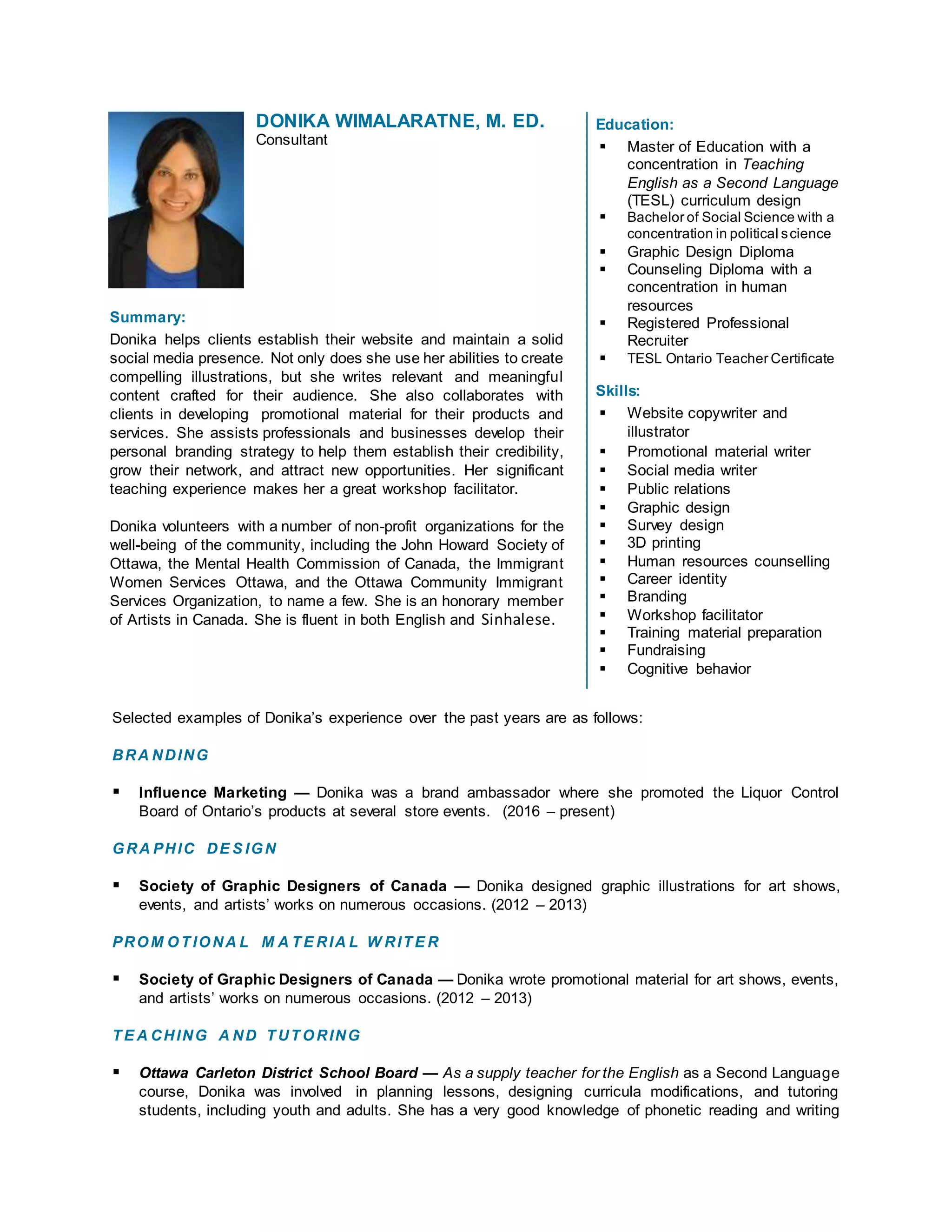 Donika Wilimaratne Resume1 | DOCX
