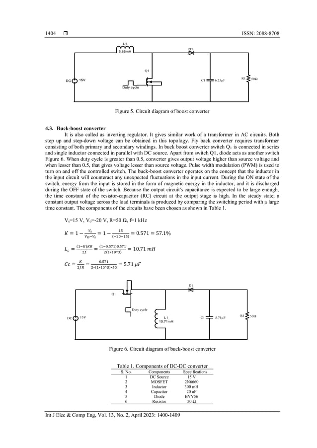 Design And Simulation Of Arduino Nano Controlled Dc Dc Converters For