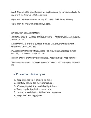civil prototyping final Project Report Bamboo | PDF