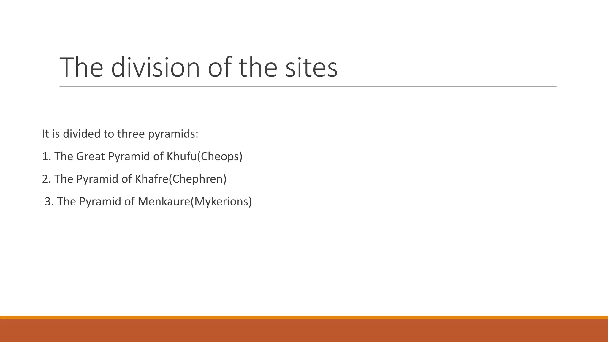 The pyramid of Giza | PPTX