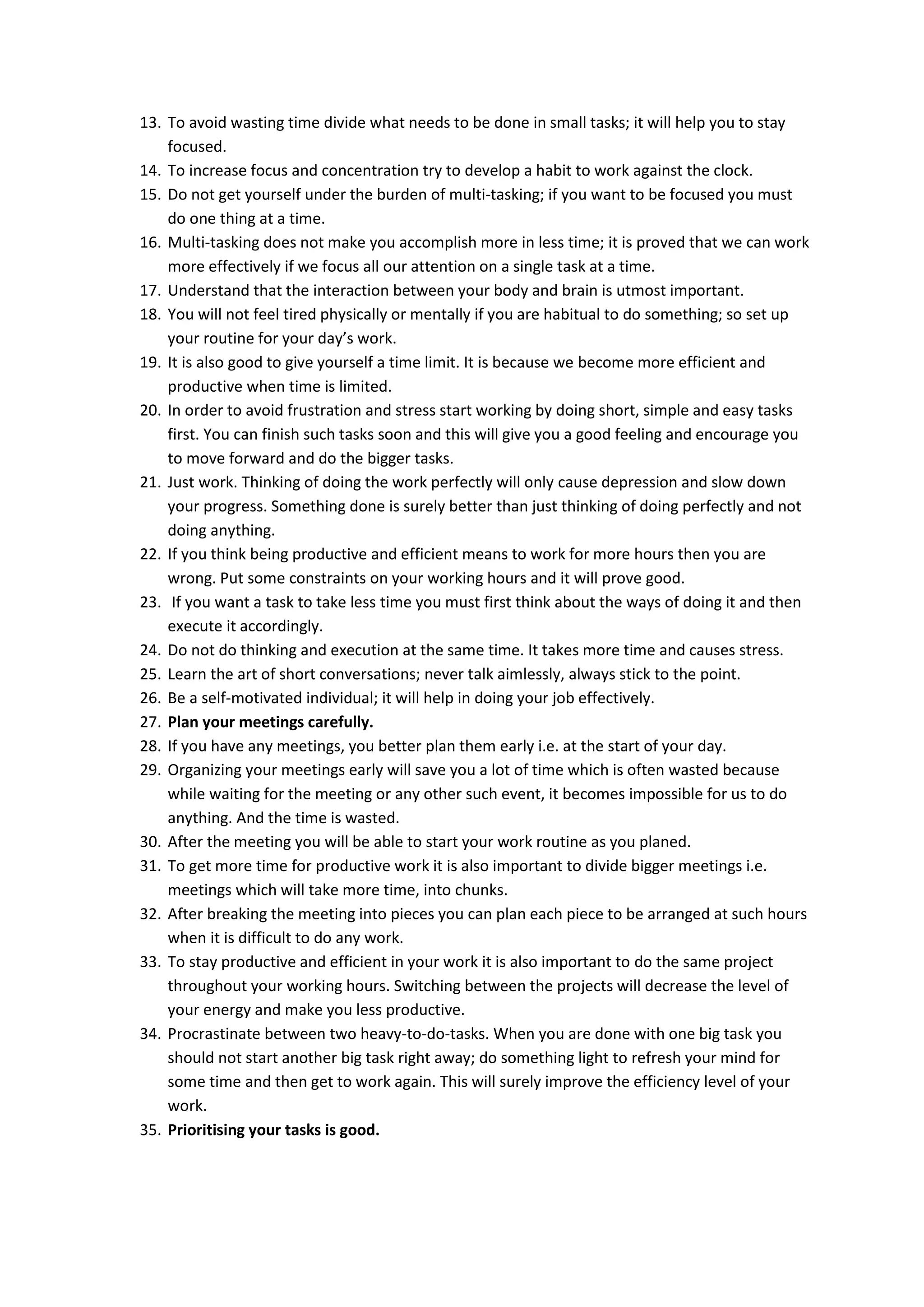 202 tips to work effectively | PDF