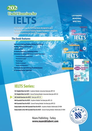 202 Useful Exercises for IELTS | PDF