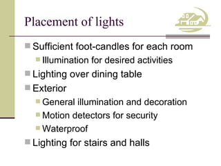 203.06 electrical fixture placement | PPT