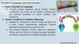 Friday as Subaltern Character | J.M. Coetzee | PPTX