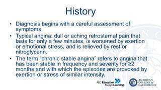 203 - Evaluation and Classification of Chest Pain and Other Equivalents ...
