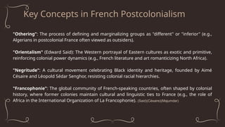 203- French Postcolonialism_ History, Impact, and Theory.pptx