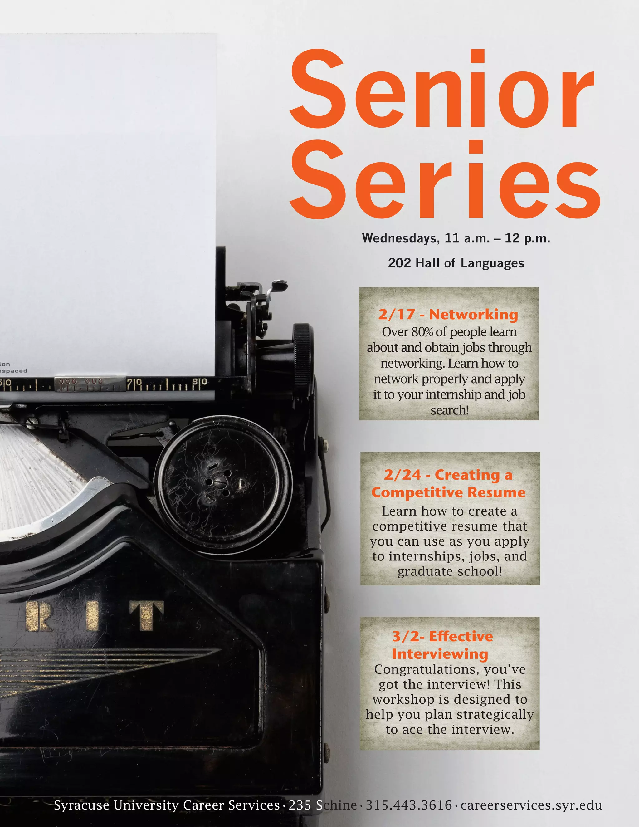 SENIOR SERIES FLYER ABSOLUTE FINAL | PDF