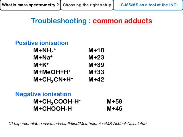 "Neurotech seminar" on Mass Spectrometry