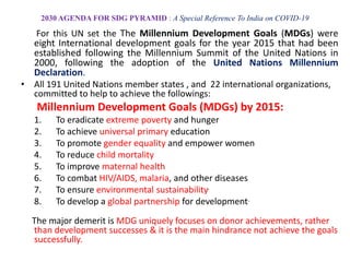 2030 AGENDA FOR SDG PYRAMID | PPTX
