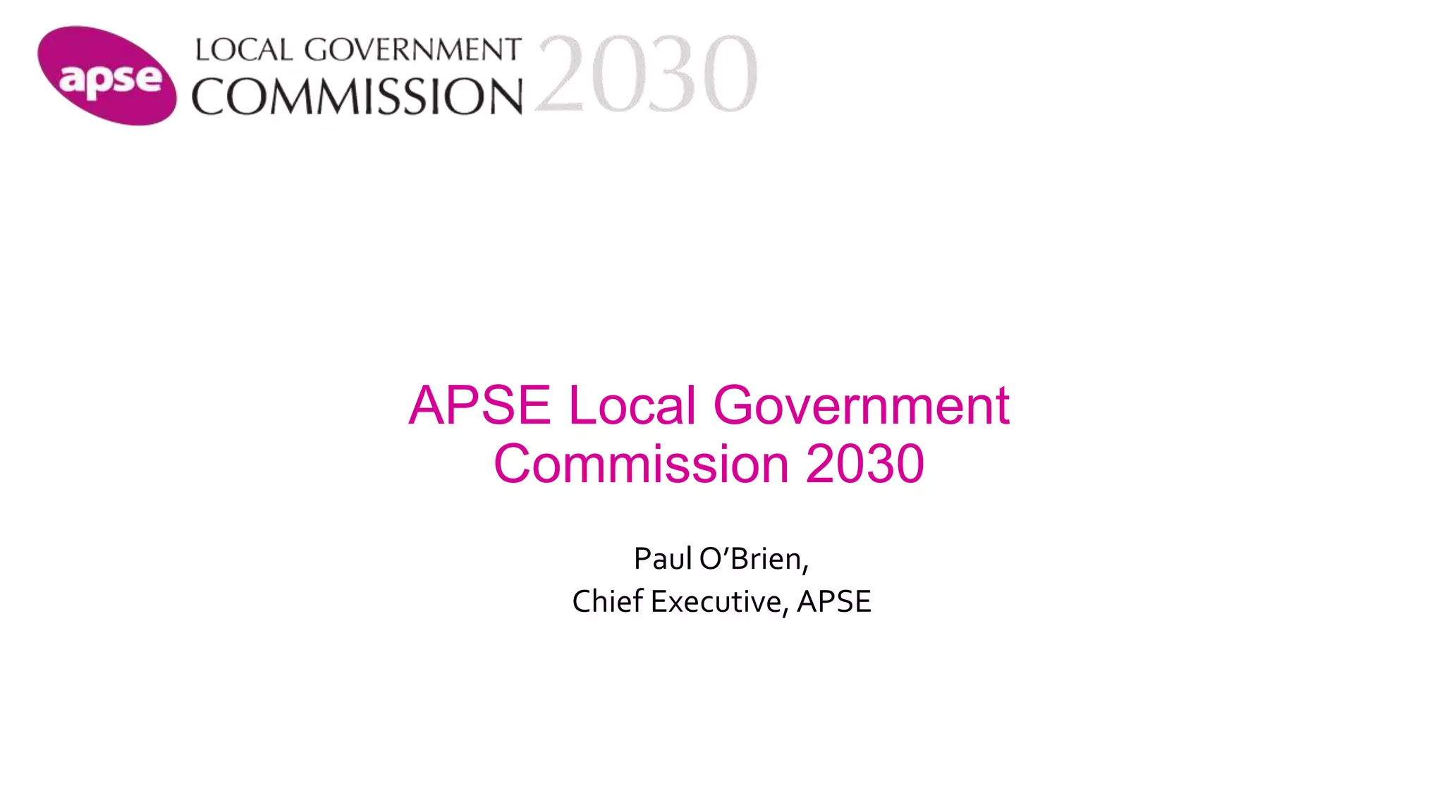 Local Government Commission 2030 | PPT