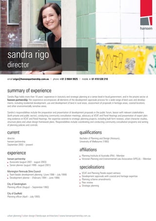 hansen CV 2015 redesign_SR_1509 | PDF