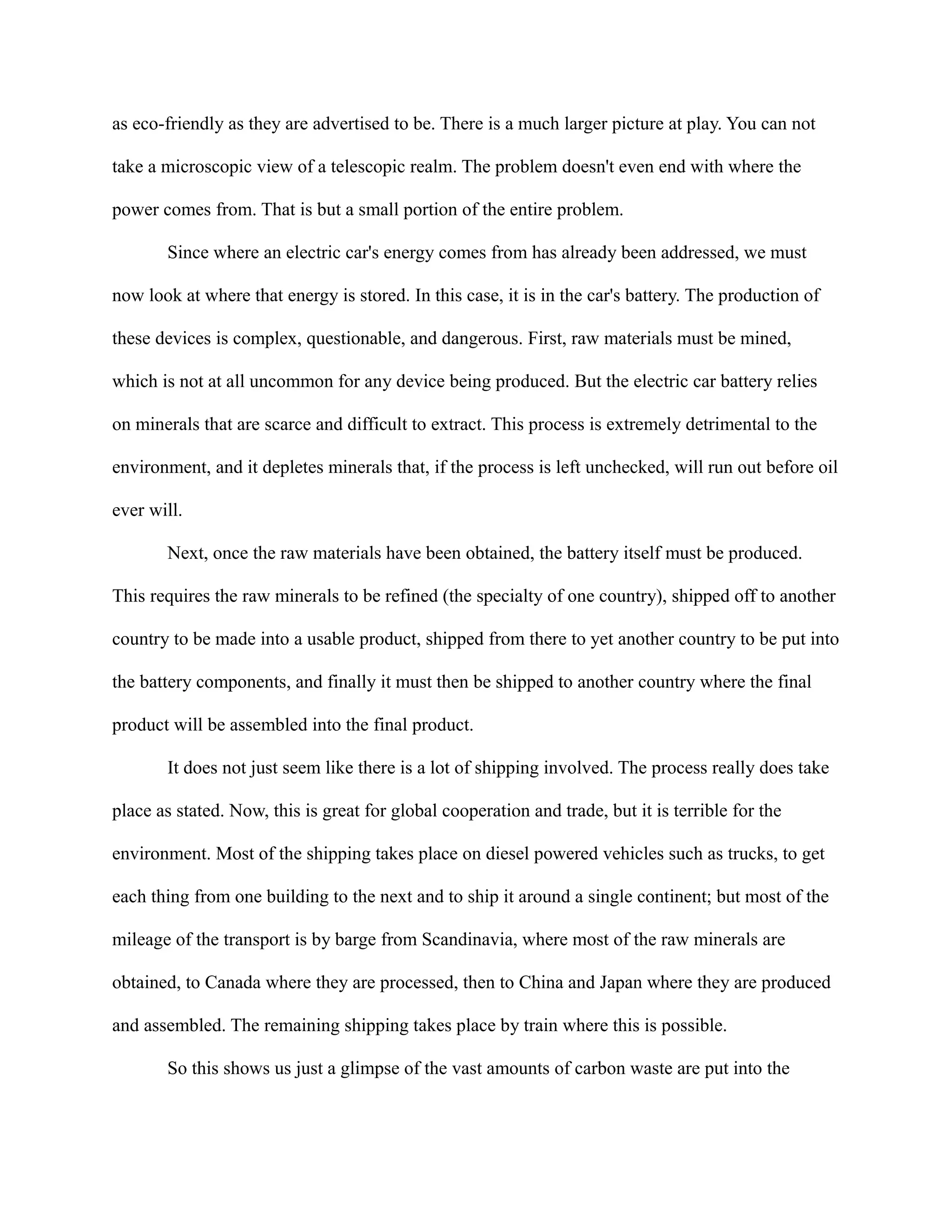 Writing Example - hybrids | DOC