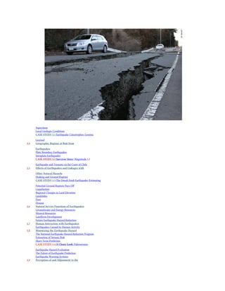 Natural Hazards Earth s Processes as Hazards Disasters and Catastrophes ...