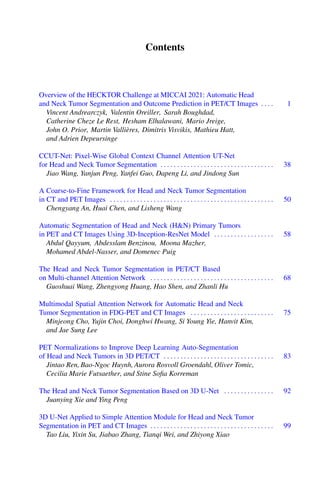 Head And Neck Tumor Segmentation And Outcome Prediction Vincent ...