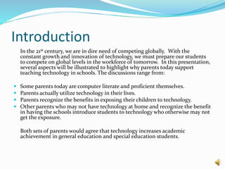 Parent Involvement And Technology | PPTX