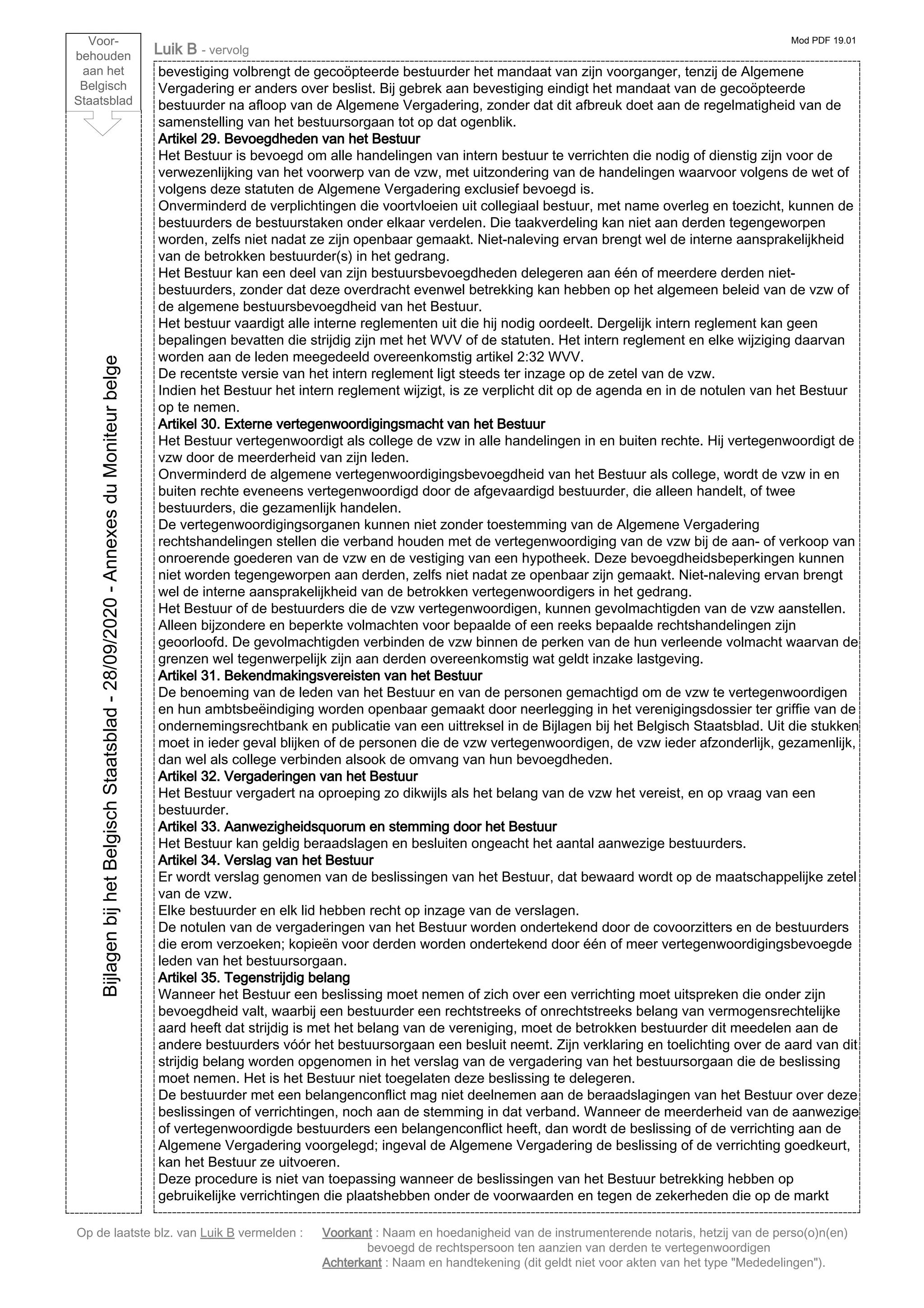 Oprichtingsakte Join.Vlaanderen | PDF