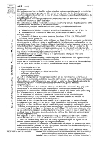 Oprichtingsakte CleanRBio | PDF