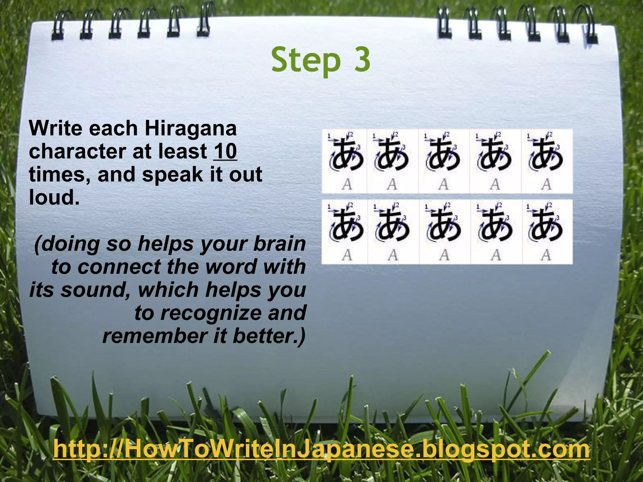 How To Write In Japanese Hiragana 5 Steps To Learn Japanese Hir Ppt