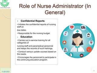 Nursing Service Administration | PPTX