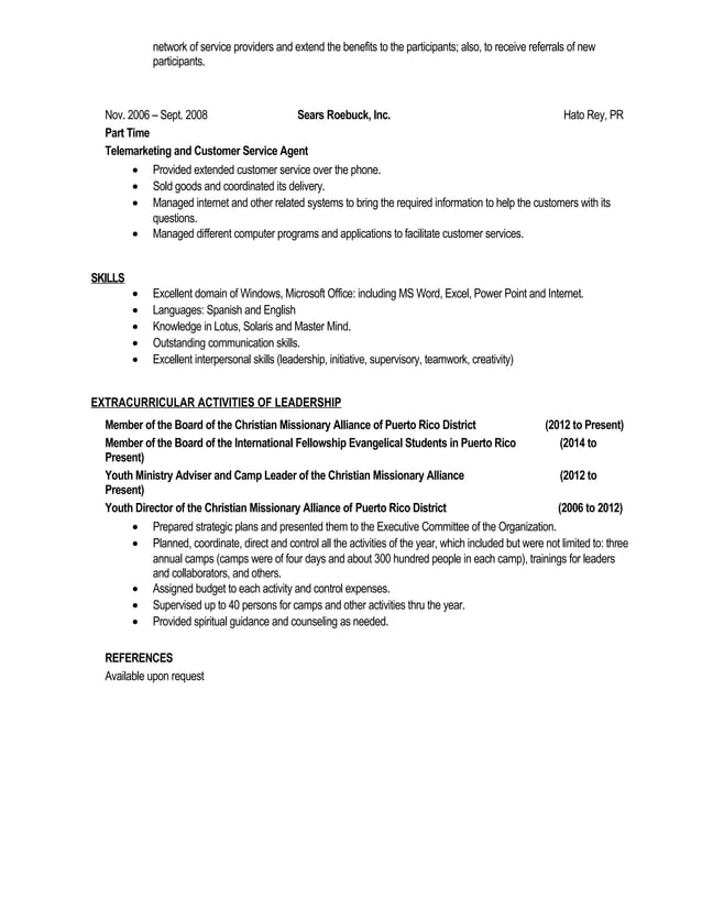 PROFESSIONAL RESUME - JOSE BIDO | PDF