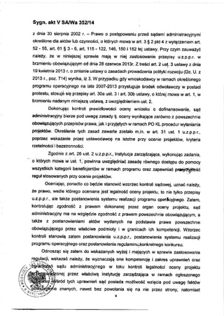 Uzasadnienie wyroku WSA | PDF