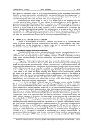 Nonlinear control of GTI for stabilizing future smart grids | PDF