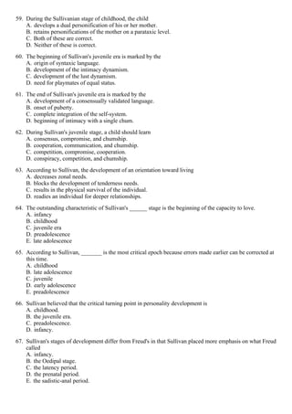 Theories of Personality 7th Edition Feist Test Bank | PDF