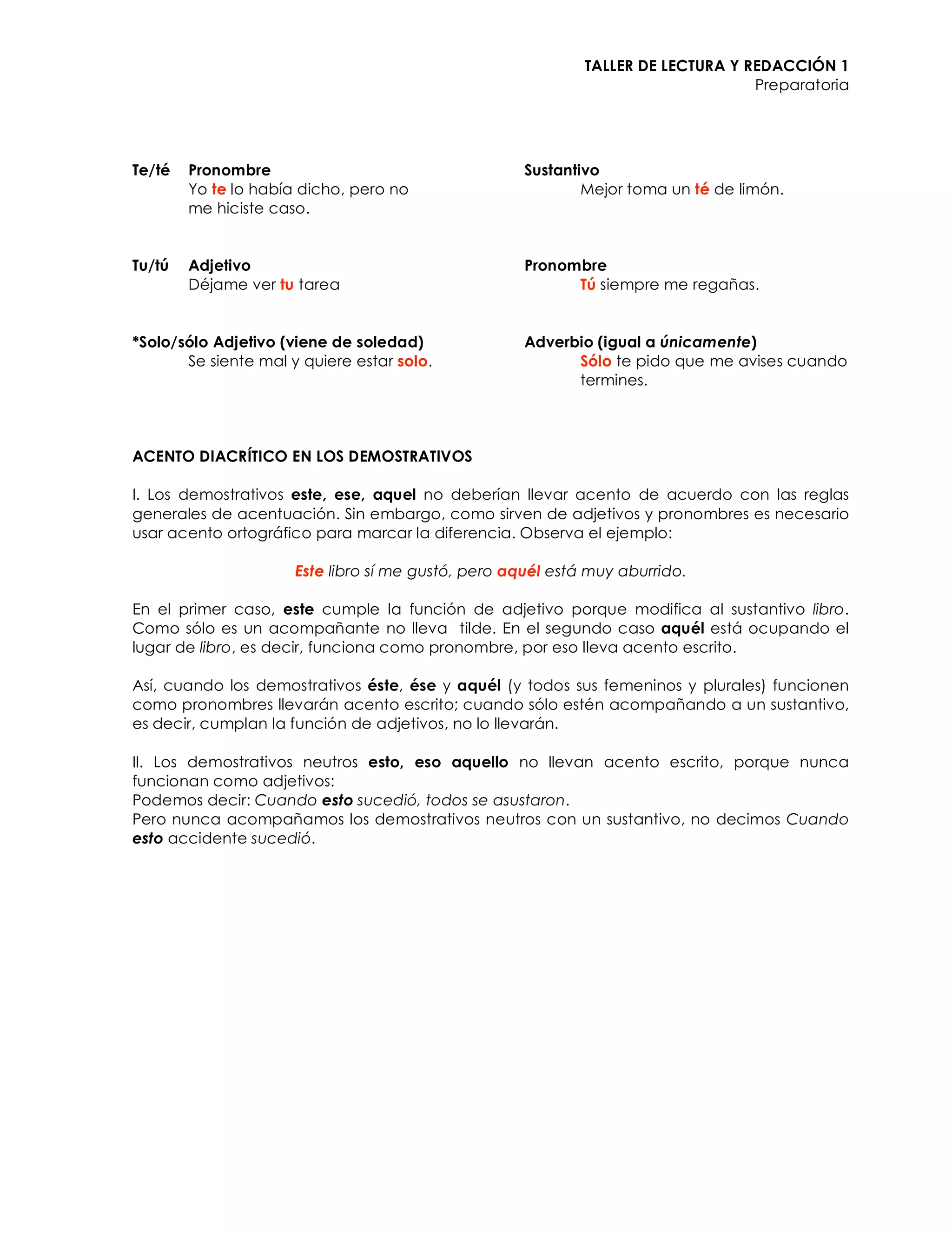 acento-diacritico | PDF