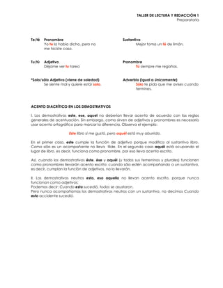 acento-diacritico | PDF