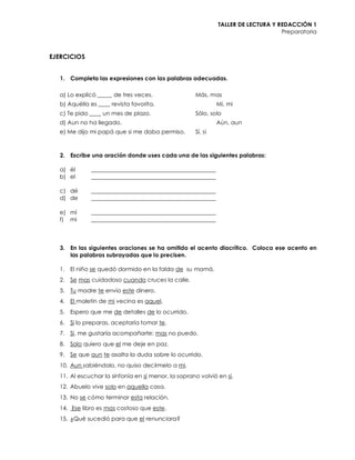 acento-diacritico | PDF