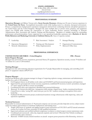 Angel Anderson Resume | PDF