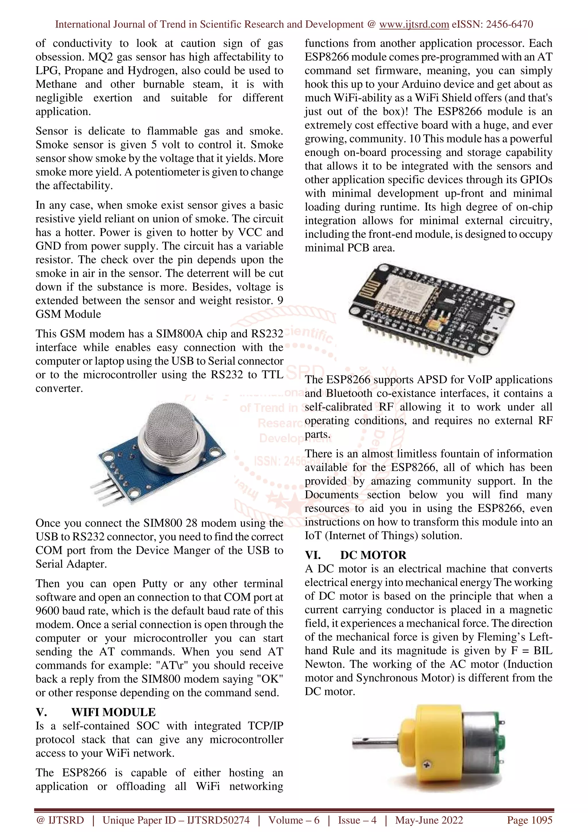 Coal Mine Safety Monitoring and Alerting System using IOT Based | PDF