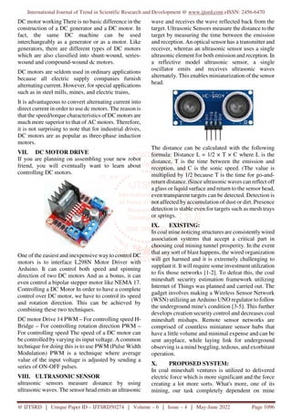 Coal Mine Safety Monitoring and Alerting System using IOT Based | PDF