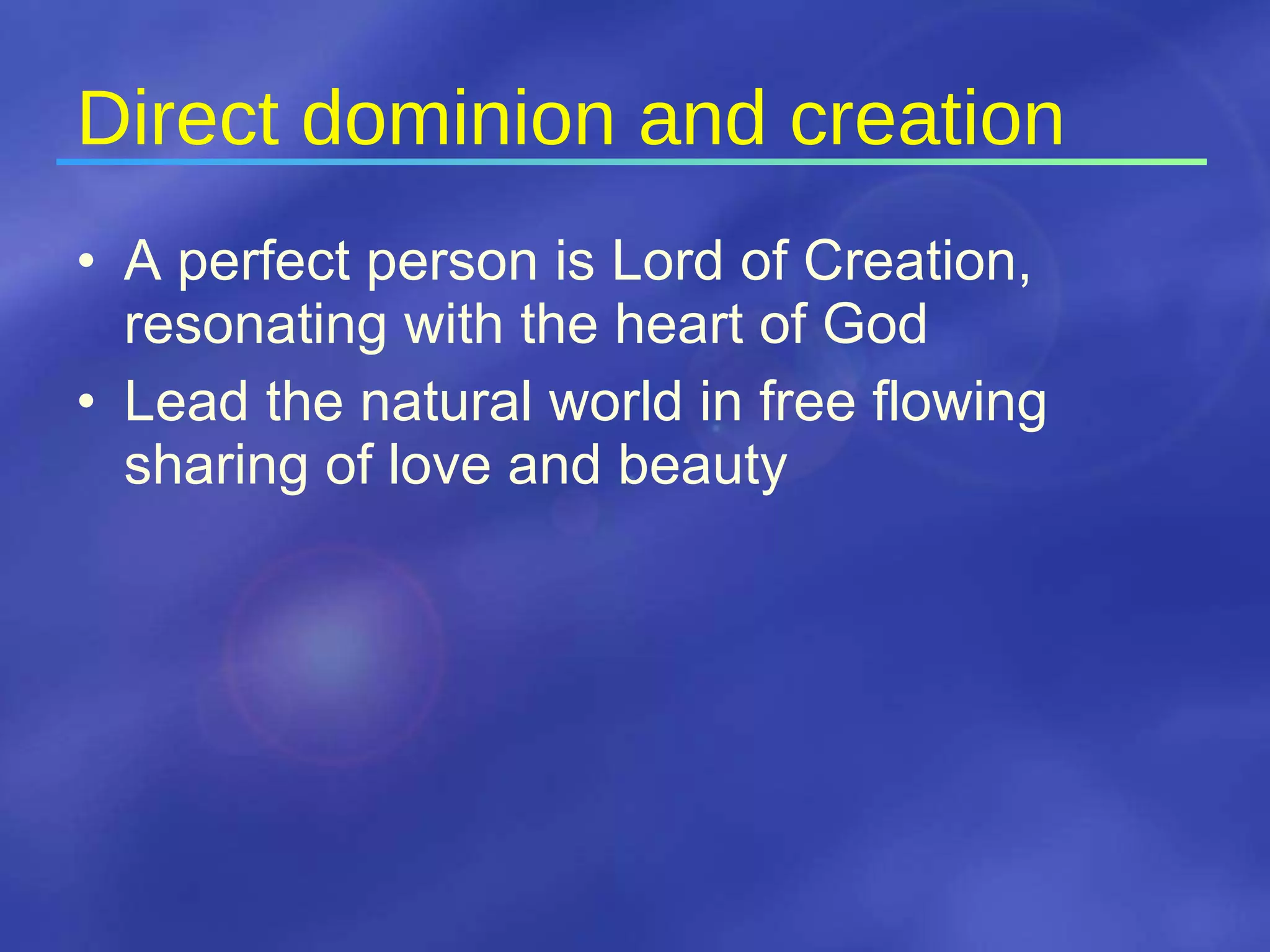 203 Principle of creation part 3 WH | PPT