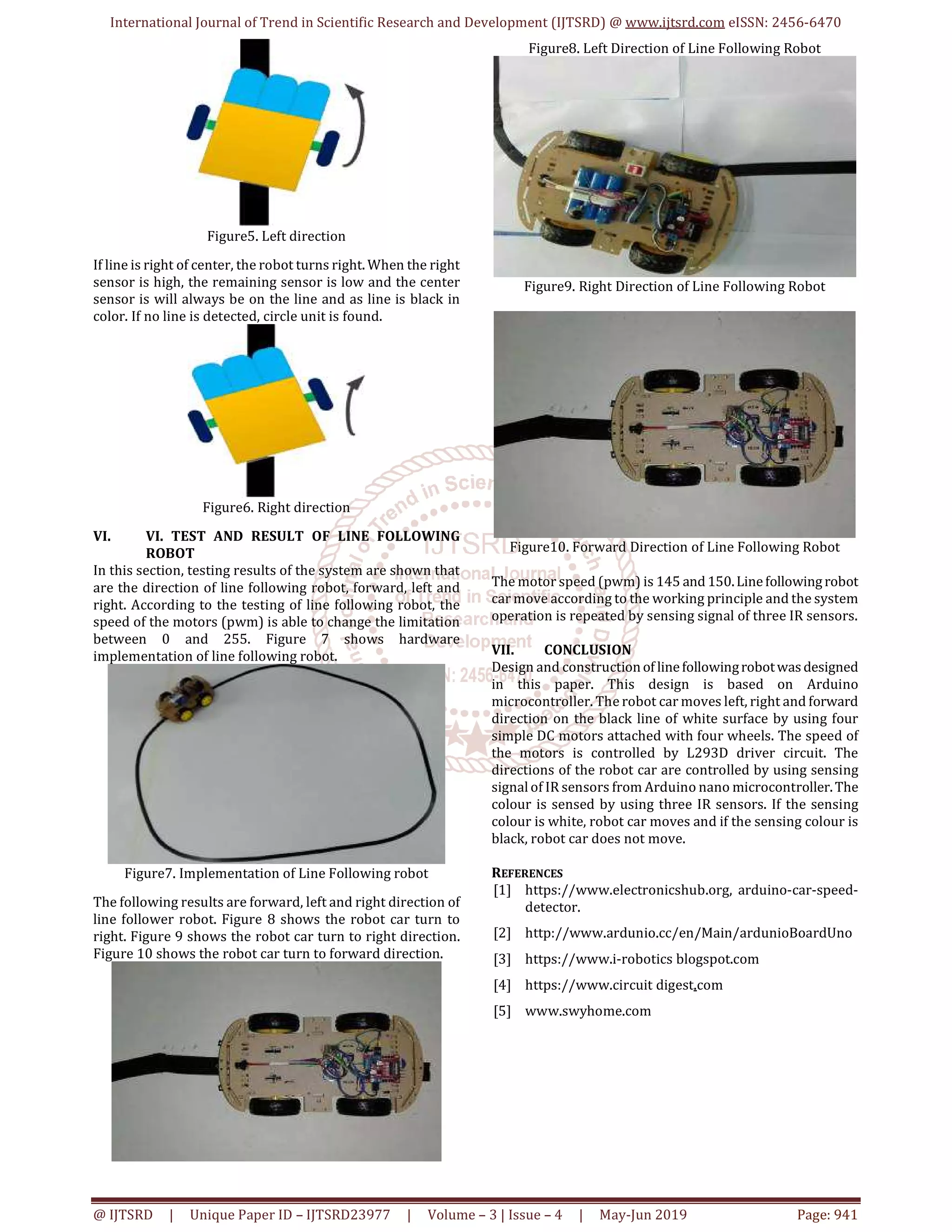 Design And Construction Of Line Following Robot Using Arduino Pdf