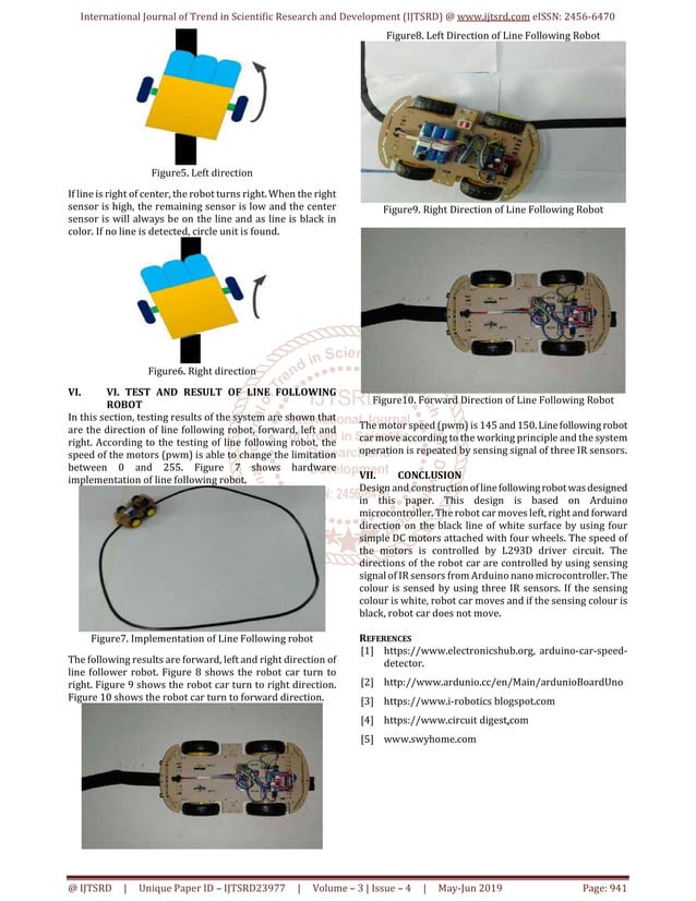 Design and Construction of Line Following Robot using Arduino | PDF ...