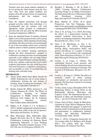 Online Collaborative Learning Based Module for Araling Panlipunan 10 | PDF