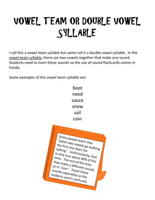 Types of Syllables | PDF | Education