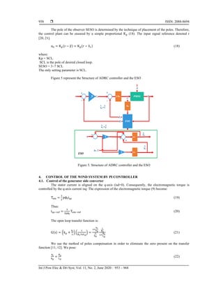 Control of PMSG based variable speed wind energy conversion system connected to the grid with PI ...