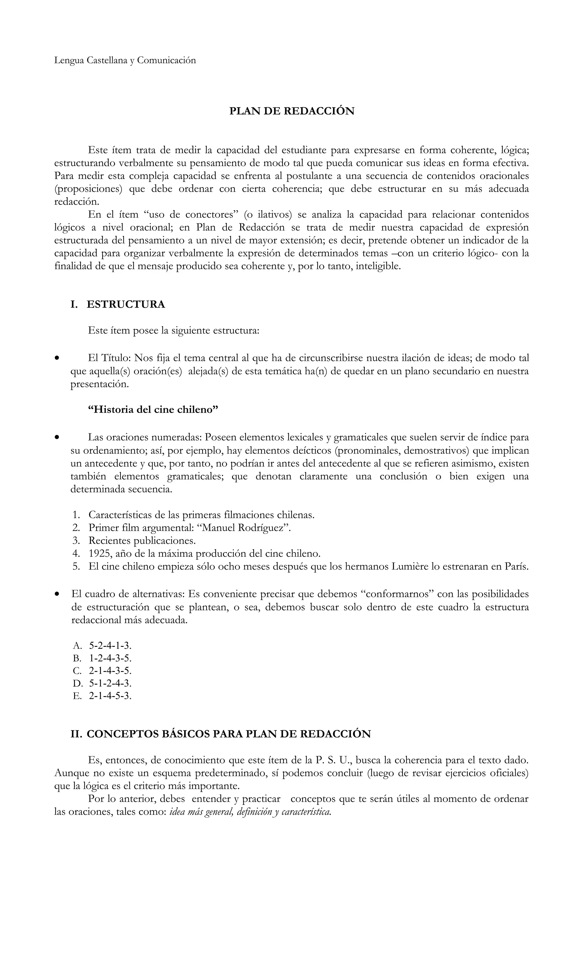 20403242 ejercicios-plan-de-redaccion | PDF